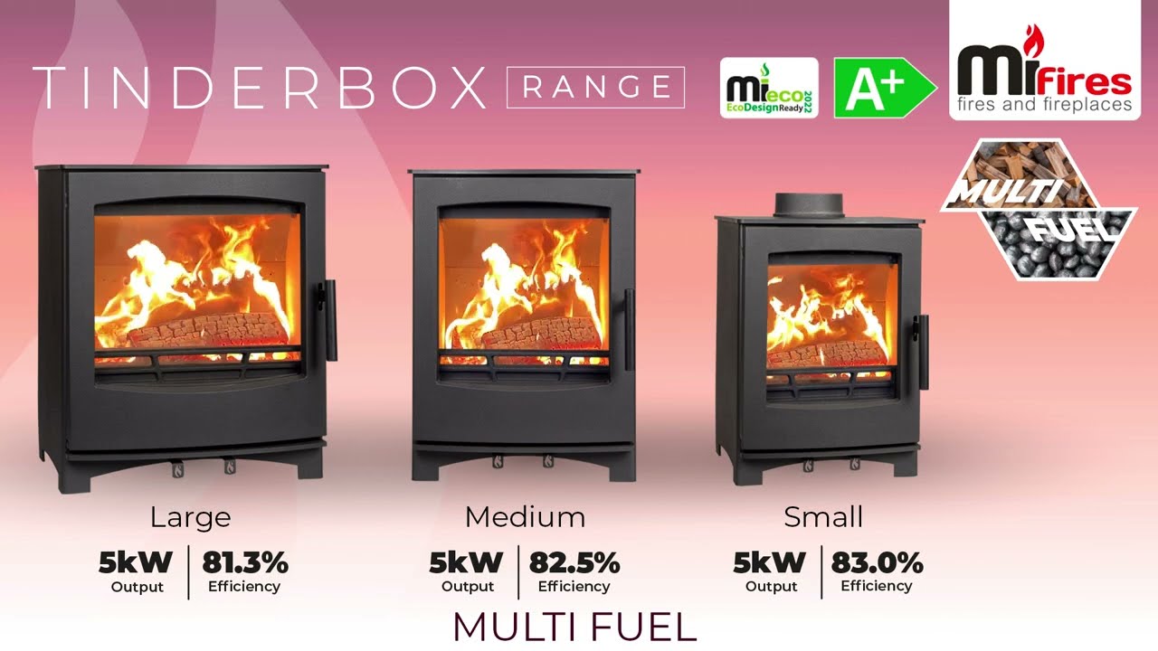MI Tinderbox Large 5kw Multi Fuel - Yorkshire Stoves & Fireplaces
